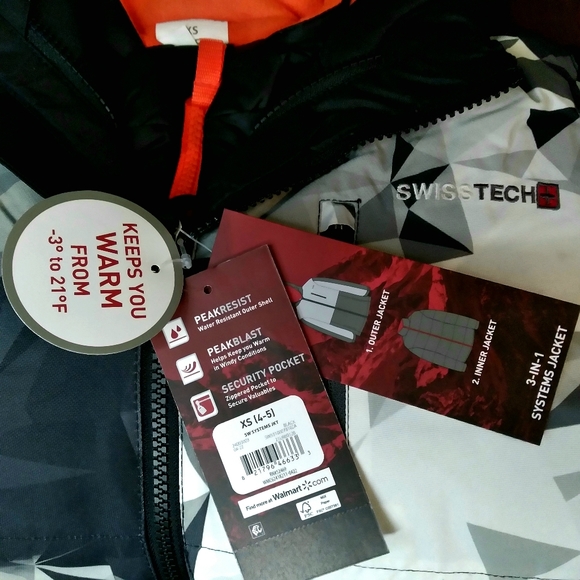 Swiss Tech | Jackets & Coats | Swiss Tech Little Boy 3in Hooded Winter ...